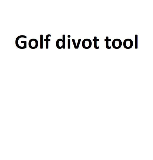 Golf divot tool - Complete Info